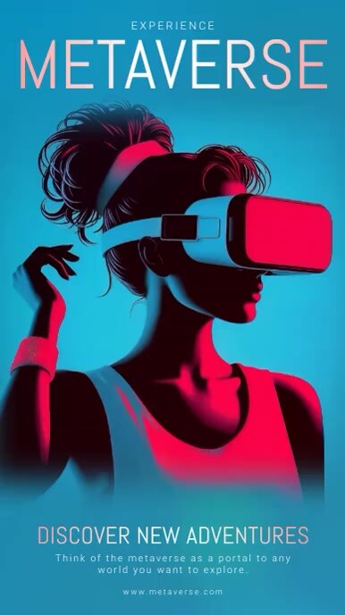Modèle Metaverse Experience Service Instagram Ad | PosterMyWall