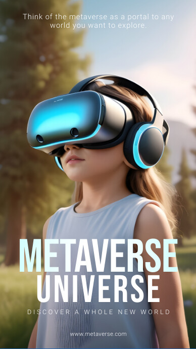 Metaverse Virtual Reality Instagram Ad Template | PosterMyWall
