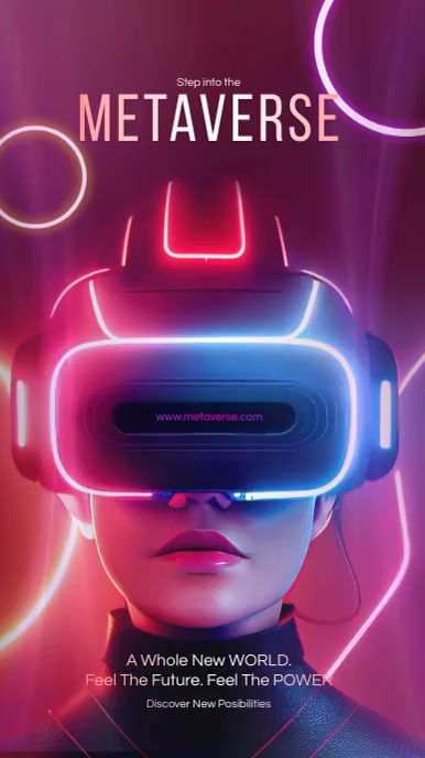 Metaverse Virtual Reality Instagram Template | PosterMyWall