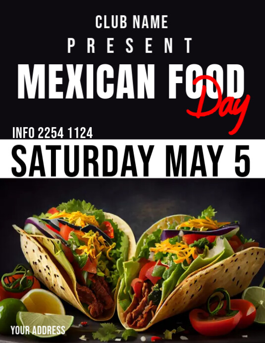 Mexcan food Template | PosterMyWall