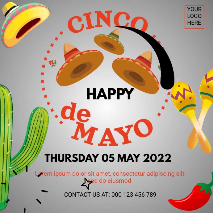 Copy of Mexican Fiesta Flyer Template | PosterMyWall