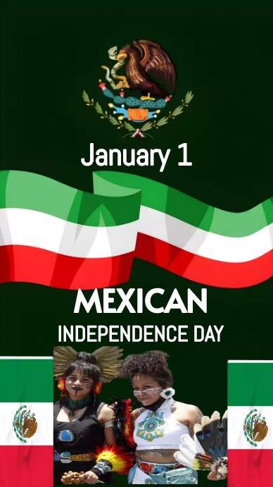 Mexican Iendence Day Digital display Template | PosterMyWall