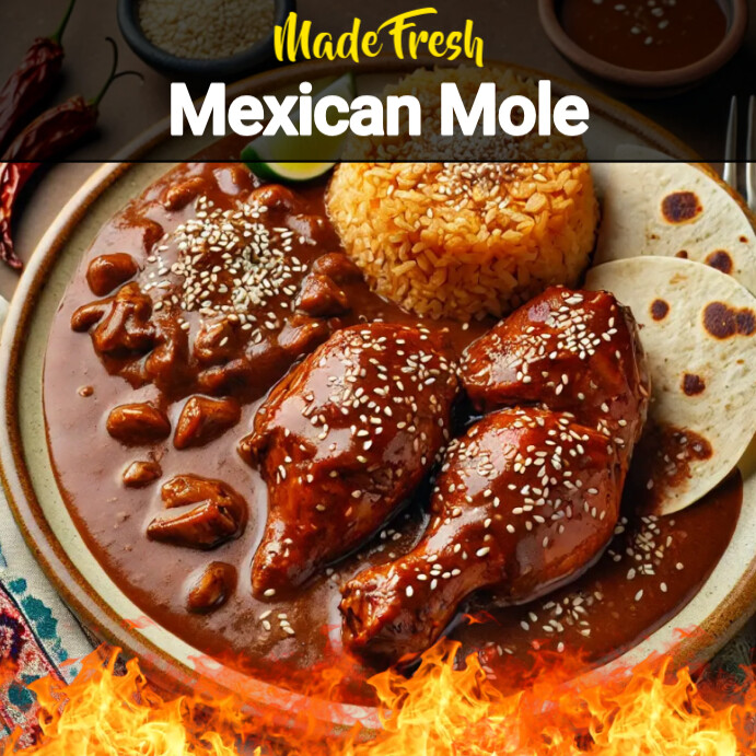 Mexican mole instagram ad mexican restaurant Template | PosterMyWall