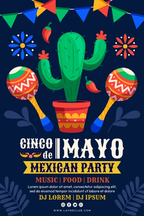 Copy of Mexican Night Party | PosterMyWall
