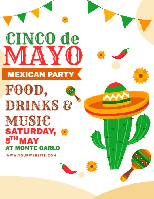 Mexican Party Poster Template | PosterMyWall