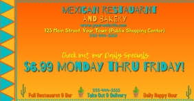 Mexican Restaurant Facebook Ad Template | PosterMyWall