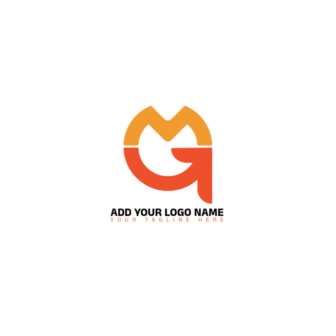 Copy of Mg Letter Logo/alphabet/m/g/monogram/minigram/minimalist/words ...