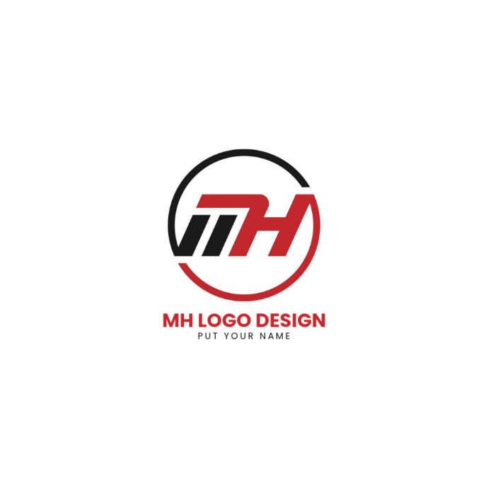 MH Logo Design Logo Template | PosterMyWall