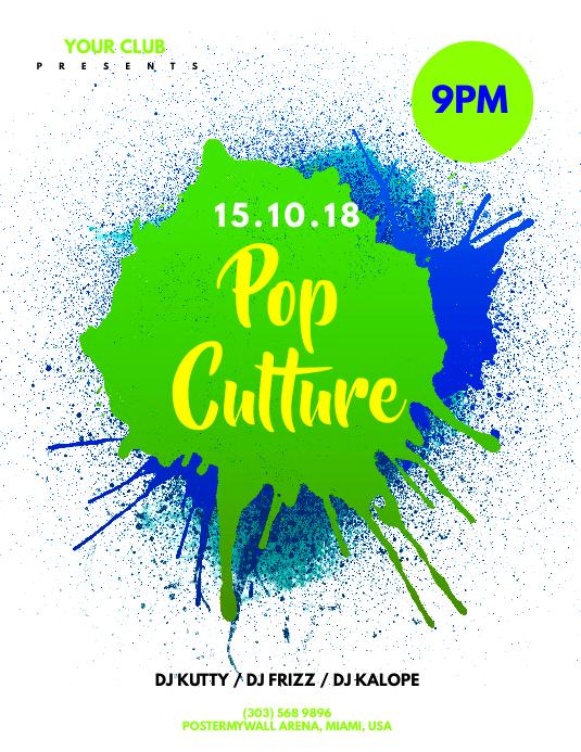 Pop Culture Flyer Template | PosterMyWall