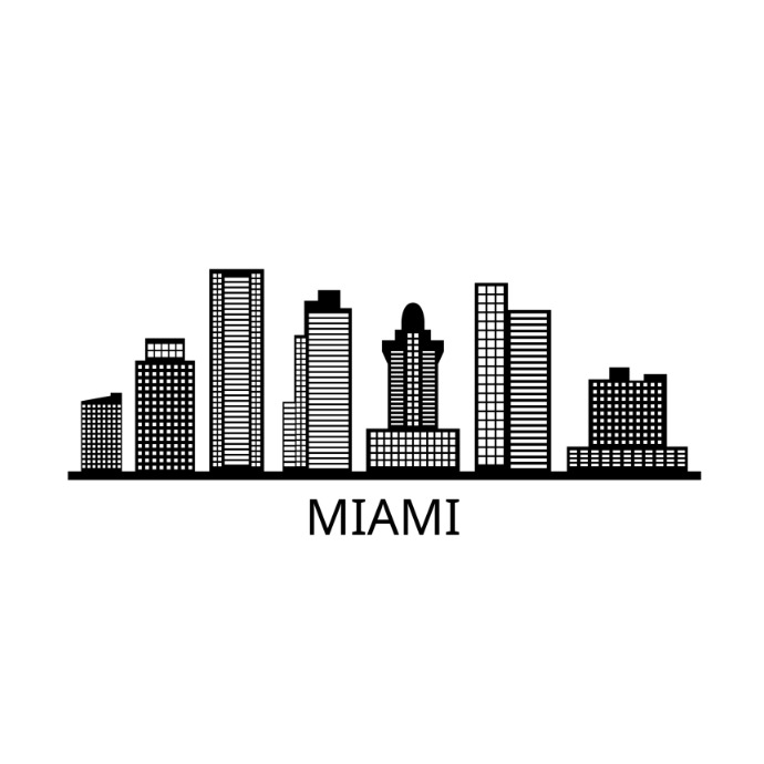 Miami skyline Template | PosterMyWall