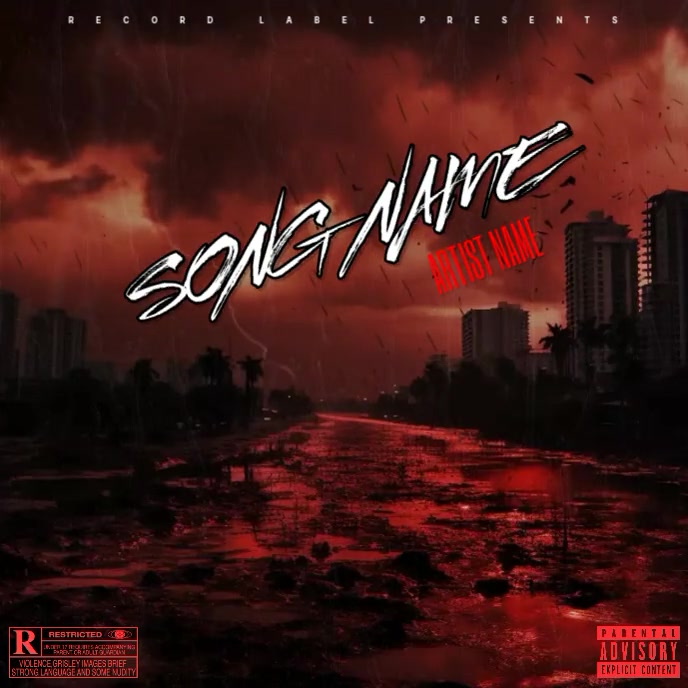 Copy of MIAMI STORM ALBUM MIXTAPE SONG COVER TEMPLATE | PosterMyWall