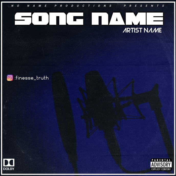 MIC Album Cover template by Finesse Truth | PosterMyWall