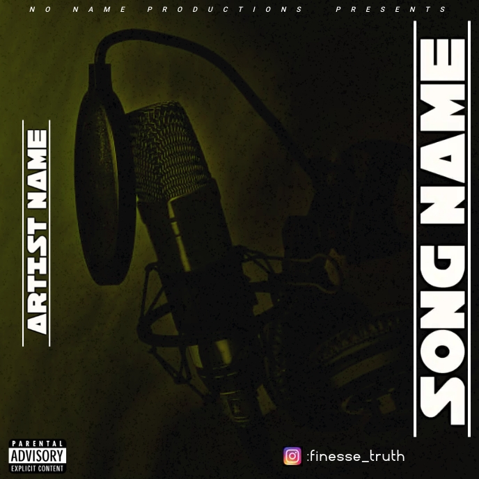 MIC Album Cover template by Finesse Truth | PosterMyWall