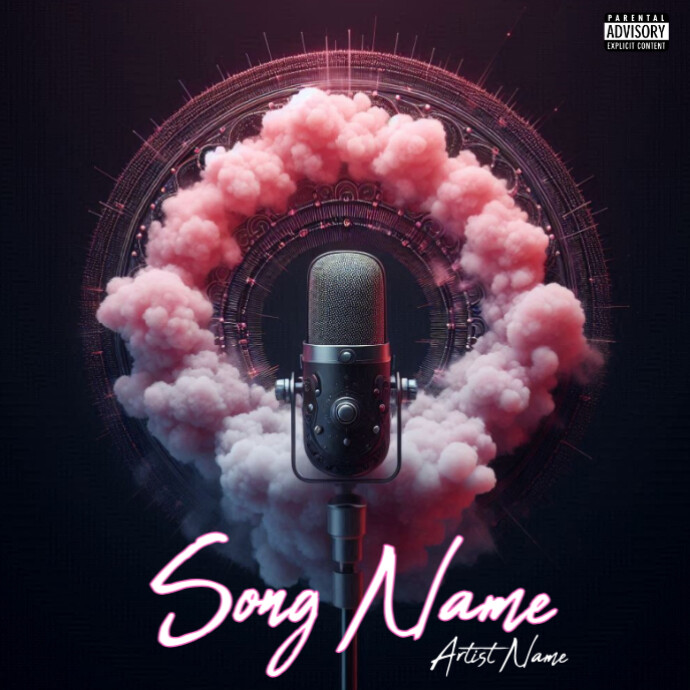 Mic Mixtape Cover Album Cover Template | PosterMyWall
