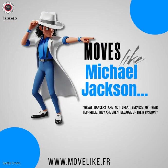 Copy of Michael Jackson instagram post | PosterMyWall