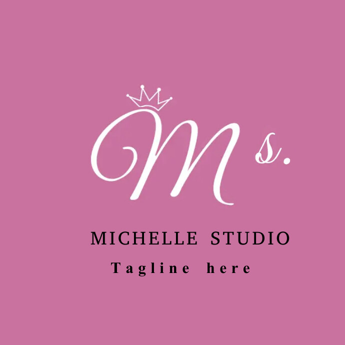 Plantilla de michelle studio logo | PosterMyWall