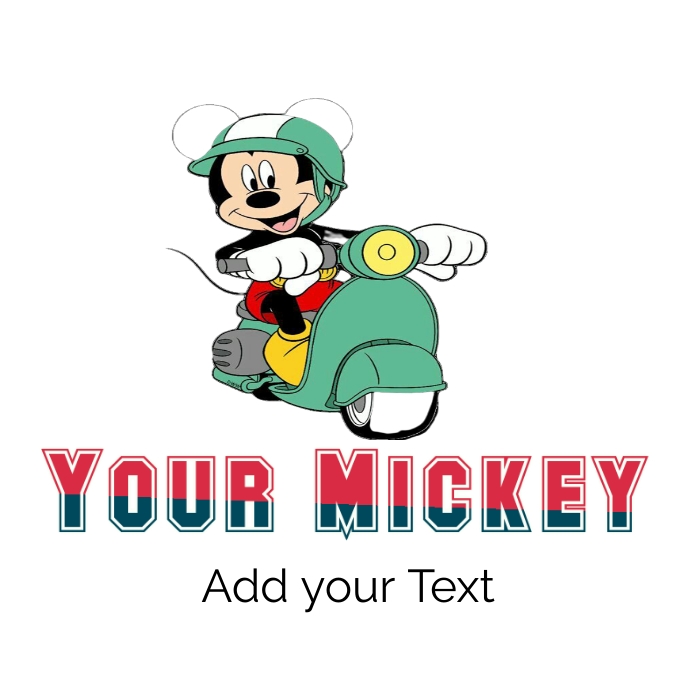 Mickey mouse Cartoon Template | PosterMyWall