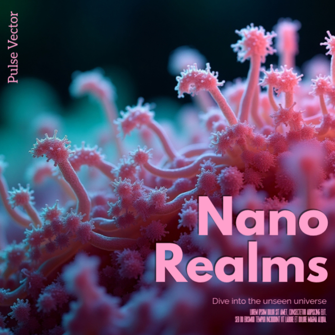 Microcosmic Neon Patterns Album Cover for Electronic & Experimental ...