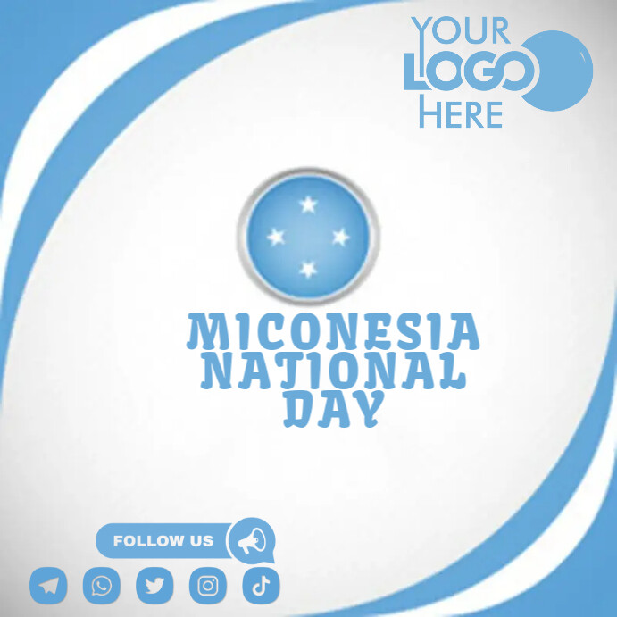 Micronesia national day Template | PosterMyWall