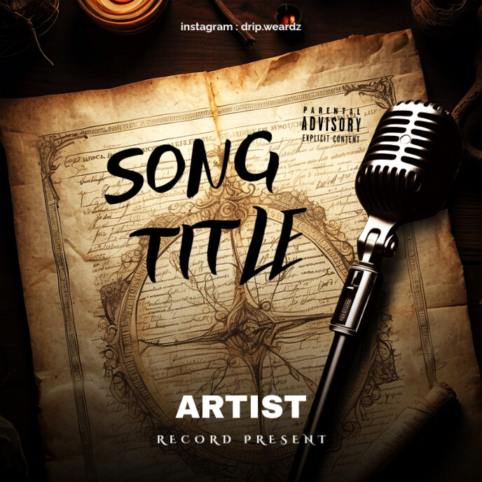 microphone Album cover art | PosterMyWall