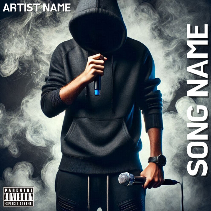 MICROPHONE ALBUM COVER Template | PosterMyWall