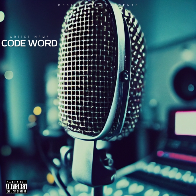 microphone album cover Template | PosterMyWall