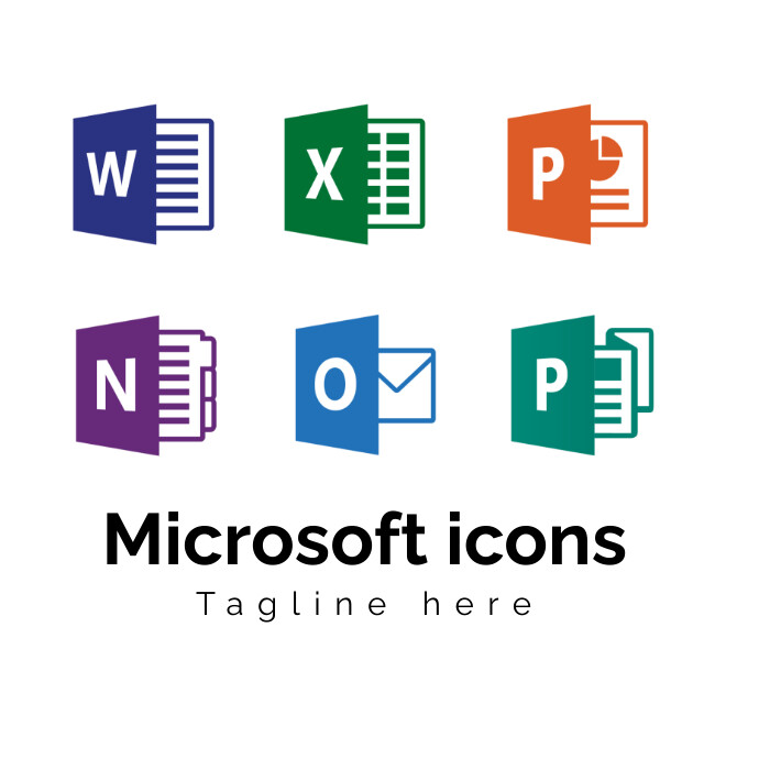 Plantilla de Microsoft Icons Logo | PosterMyWall