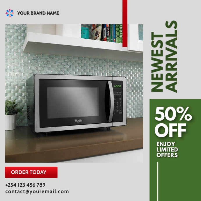 Copy of microwave electronics gadgets sale flyer | PosterMyWall