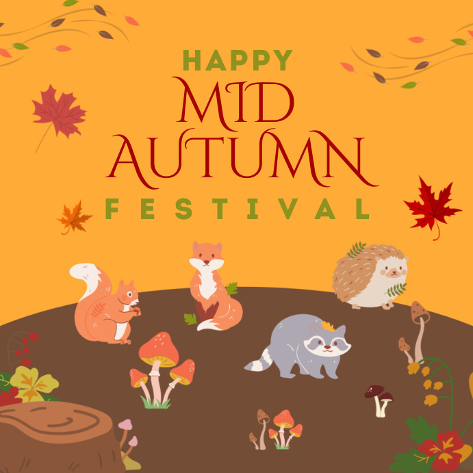 Mid Autumn Festival Template | PosterMyWall