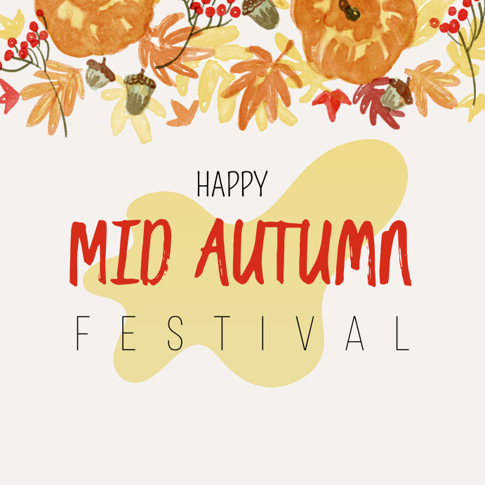 Mid Autumn Festival Template | PosterMyWall