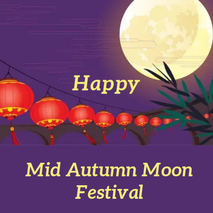 mid autumn moon festival Template | PosterMyWall