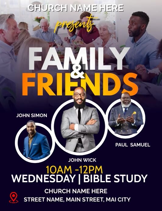 Mid week bible study Template | PosterMyWall