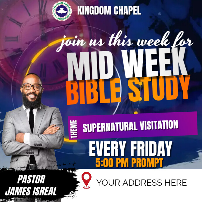 mid week bible study flyer Templat | PosterMyWall