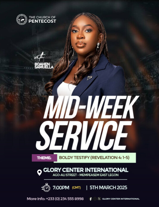 Copy of Mid-Week Church Event Template | PosterMyWall