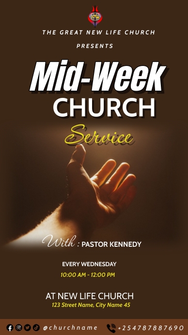 Copy of mid-week church service (1) | PosterMyWall