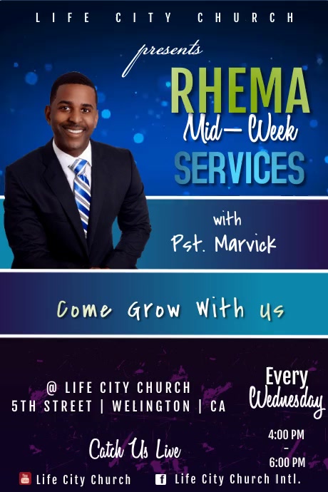 Copy of Mid Week Church Service | PosterMyWall