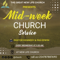 mid-week church service Template | PosterMyWall