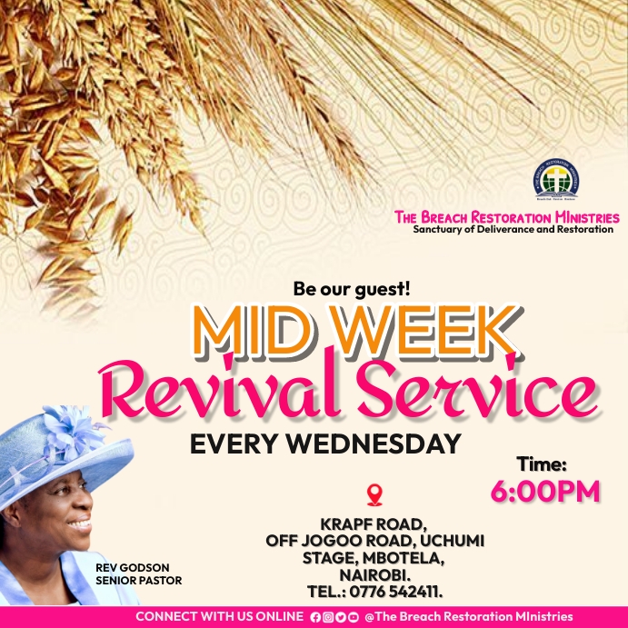 mid week revival Template | PosterMyWall