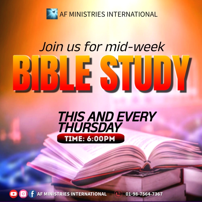 Mid week service (1) Template | PosterMyWall