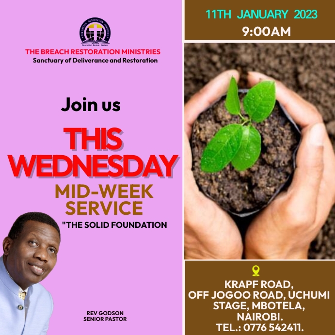 Copy of mid week service (2) | PosterMyWall