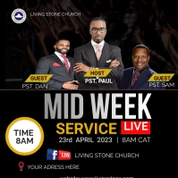 MID-WEEK SERVICE Template | PosterMyWall