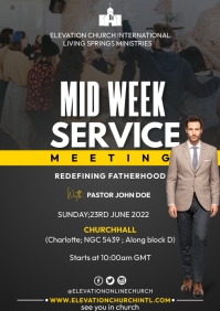mid week service Template | PosterMyWall