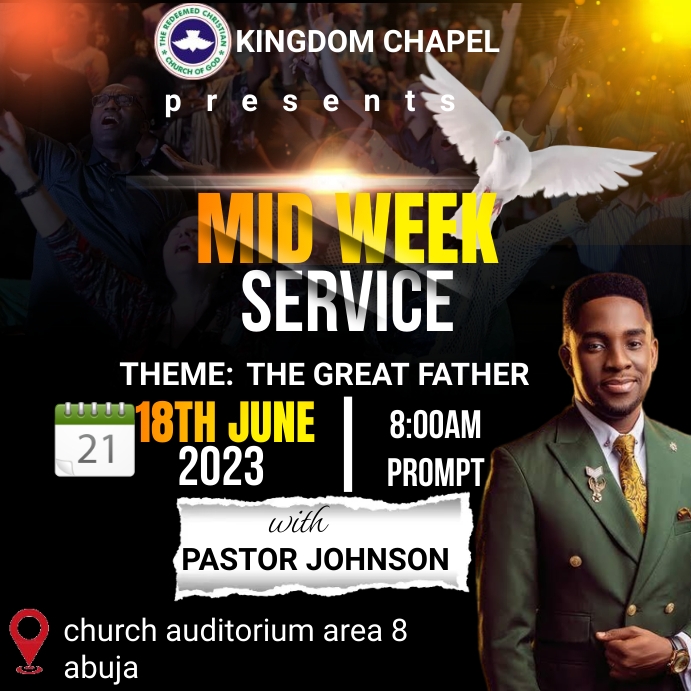 Mid week service Template | PosterMyWall