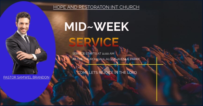 Mid week service Template | PosterMyWall