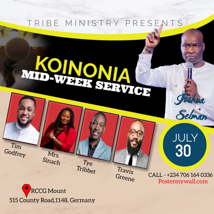 Mid week service Template | PosterMyWall