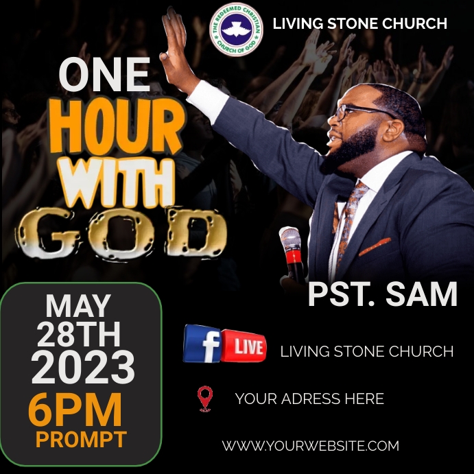 MID-WEEK SERVICE Template | PosterMyWall