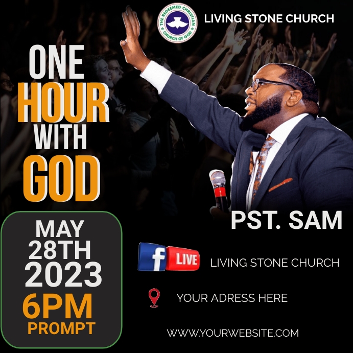 Copy of Mid week service | PosterMyWall