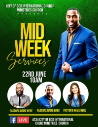 mid week service Template | PosterMyWall