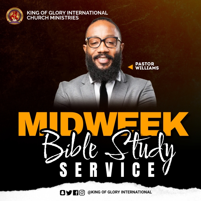 Plantilla de mid week services | PosterMyWall