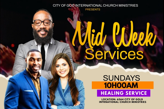 mid week services Template | PosterMyWall